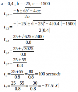 Motion with constant acceleration – problems and solutions - Physics