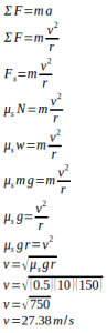 Rounding a flat curve – dynamics of circular motion problems and ...