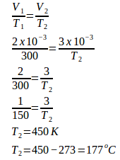 Charles's law (constant pressure) - problems and solutions - Physics