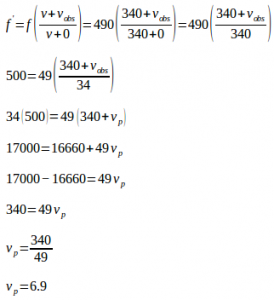Doppler effect – problems and solutions - Physics