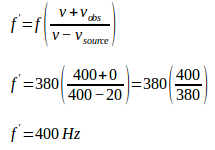 Doppler effect – problems and solutions - Physics
