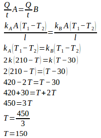 Heat transfer conduction – problems and solutions - Physics