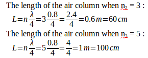 Resonance of sound wave - problems and solutions - Physics